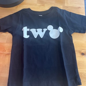 Second Mickey Mouse Birthday Shirt I 2nd Birthday T-shirts I Disney ...