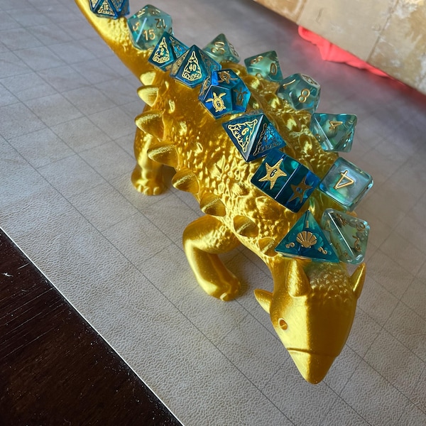 Angus the Ankylosaurus Dino Dice Holder | Dungeons and Dragons Dice ...