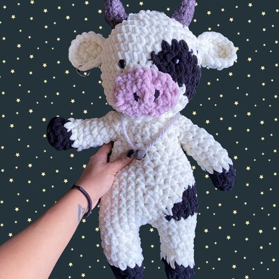 Milk Cow Plush Crochet Pattern Milk Cow Pattern Baby Cow - Etsy