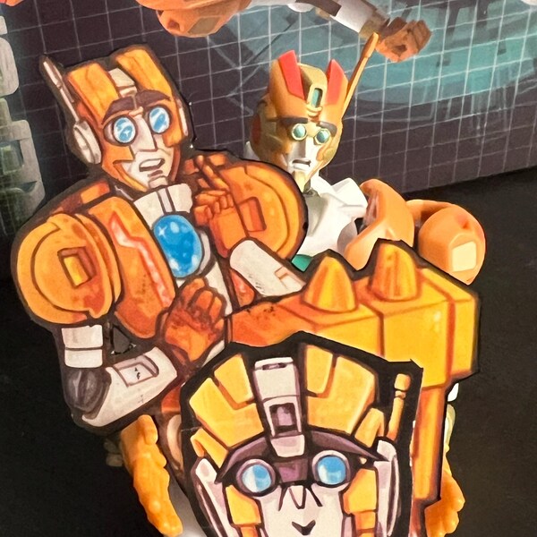 Transformers Prime Decepticon and Autobot's Headshots, Handcut Stickers ...