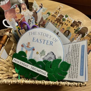 Easter Palm Sunday Printable Paper Crafts Easter Fun Activities for ...