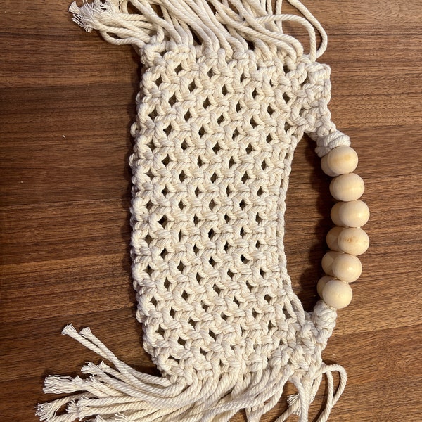 Macrame Handbag PDF Pattern, DIY Macrame Boho Purse, Macrame Shopping Bag Tutorial, How to ...