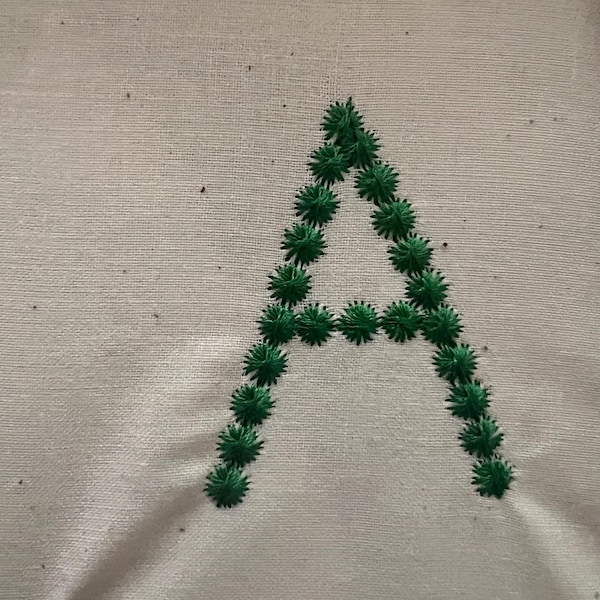 Pearlie Machine Embroidery Font Whimsical Alphabet for Personalization ...