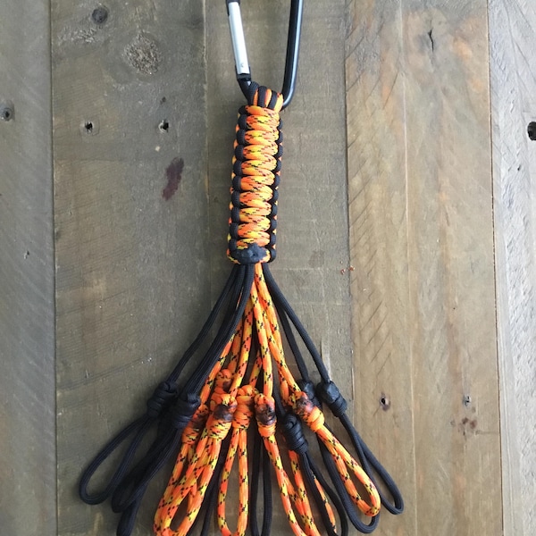 Paracord Small Game Tote Carrier Strap Orange & Olive - Etsy