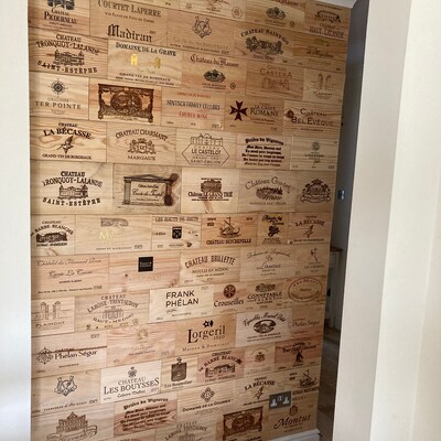 12 X Wine Box End Panels. Wooden. Crate Side Plaque. - Etsy