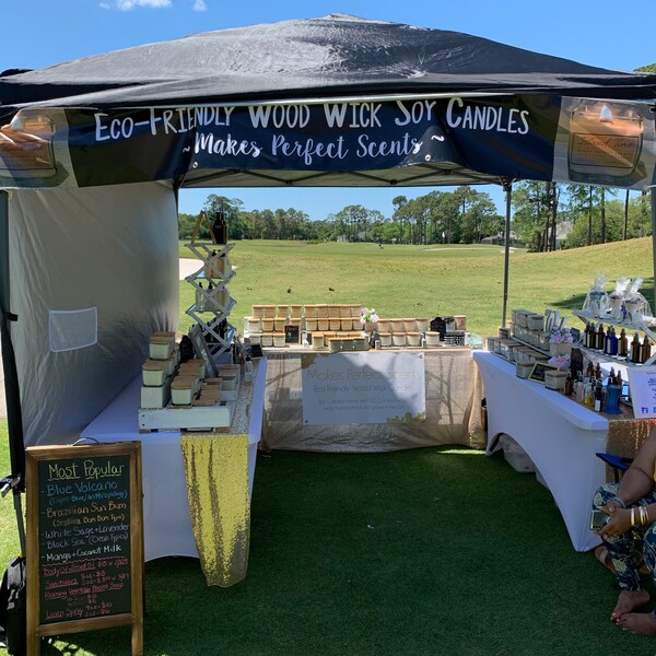 Custom Tent Banner for Trade Show, Craft Show or Event Sign, Your ...