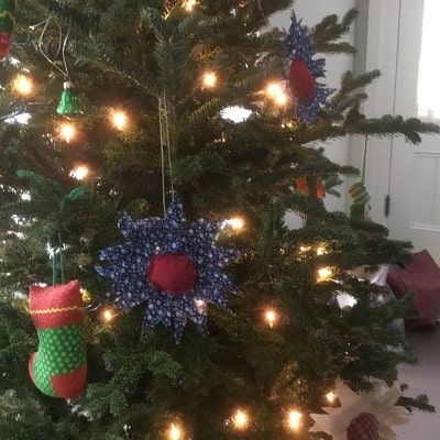 Primitive Christmas Tree Ornaments. Handmade - Etsy