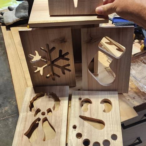 Christmas Lantern Router Templates Made From Acrylic | for Christmas ...