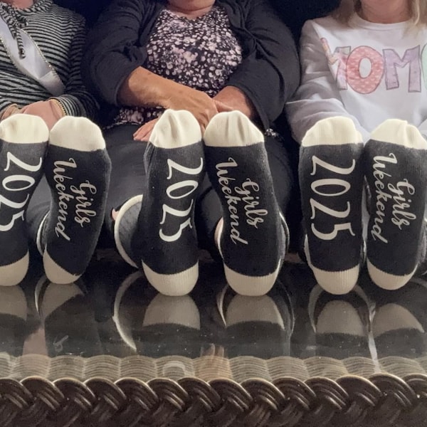 Girls Weekend 2025-socks-girls Trip-bachelorette Party-girls Getaway ...