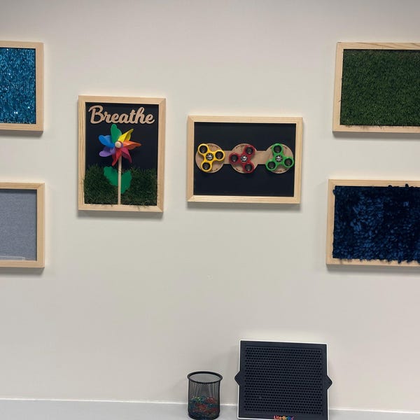 Fidget Spinner Sensory, Sensory Board for Autism, Sensory Wall Panel - Etsy