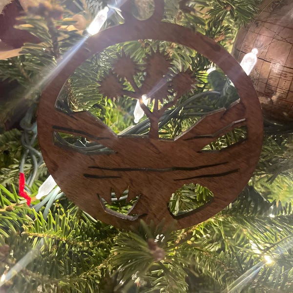 Highland Cow 3D Layered Cardstock Shadowbox. Handmade, Unique Home ...