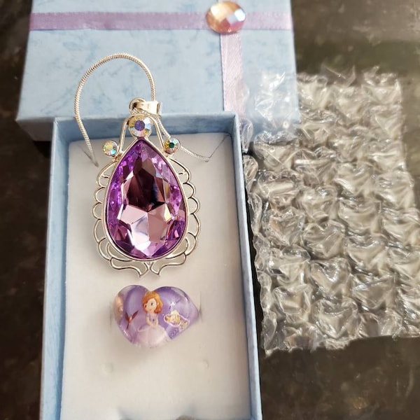 Sofia the First Amulet Necklace, Amulet of Avalor Reproduction ...