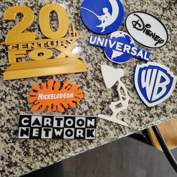 Universal Studio Style Logo Sign (3D Printed, Stocking Stuffer) - Etsy