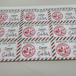 Instant Download Christmas Gift Label PDF Personalized - Etsy