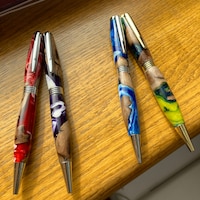 Gold, Silver, & Copper Leaf Pen Blanks - Etsy