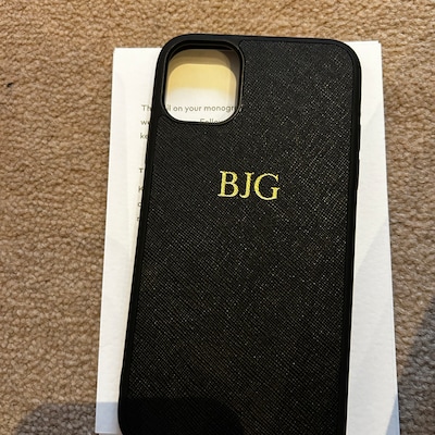 Red Leather iPhone Case, Personalised Red Phone Case, Custom iPhone 13 ...
