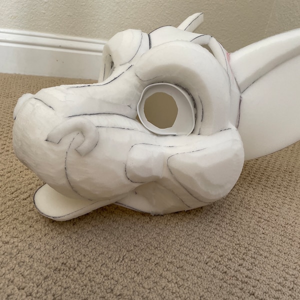 Dutch Angel Dragon Fursuit Head Base - Etsy