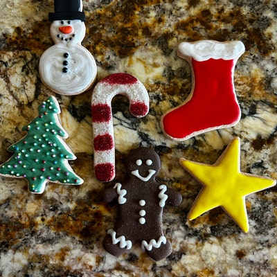 Fake Gingerbread Man Cookies Faux Cookies Valentine's Day Home Decor ...