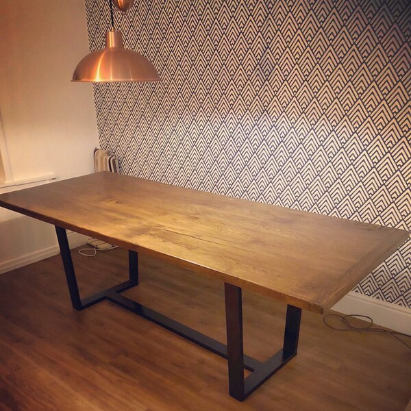 Inverted Trapezium Frame by Designer Legs - Rustic Steel Metal ...