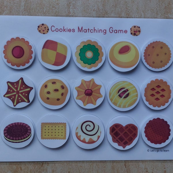 Fruit Puzzles, Matching Cards, Symmetry, Montessori Activity, Toddler ...