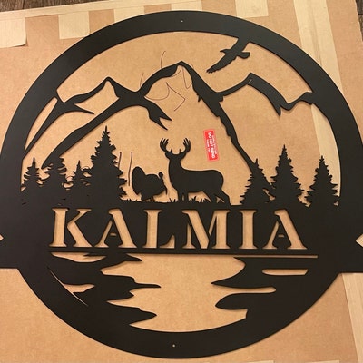 TURKEY & DEER Sign, Hunting Decor, Deer Hunter Gift, Turkey Hunter Gift ...