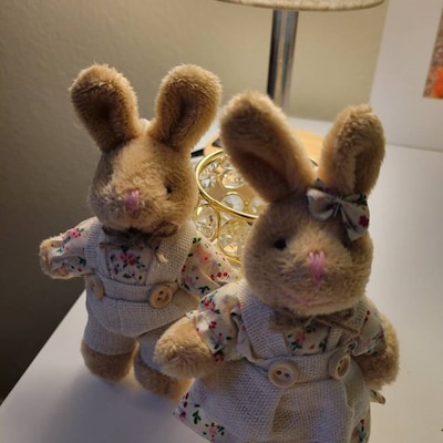 Six Mini Bunny Rabbits Tiny Bunny Rabbits Mini Stuffed Animal Tiny ...