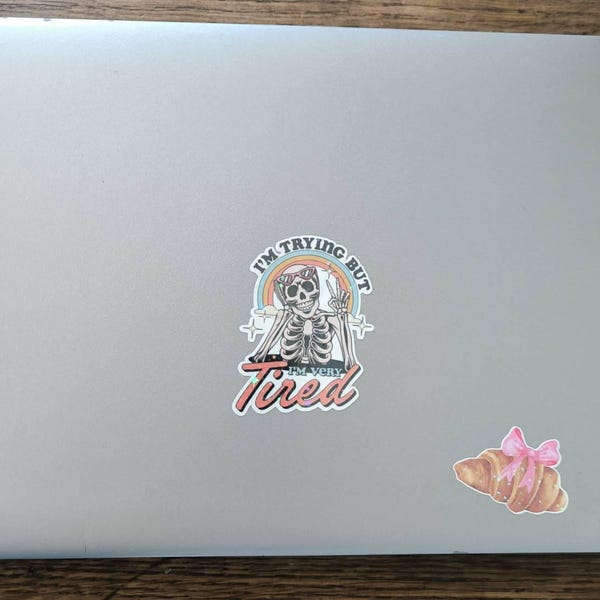 Over Whelmed Club Sticker, Funny Mental Health Sticker, Waterproof ...