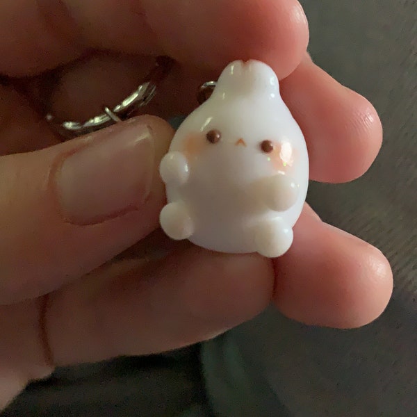 Kawaii Dumpling, Polymer Clay Charms, Keychain, Cute Dim Sum Fimo Charm ...