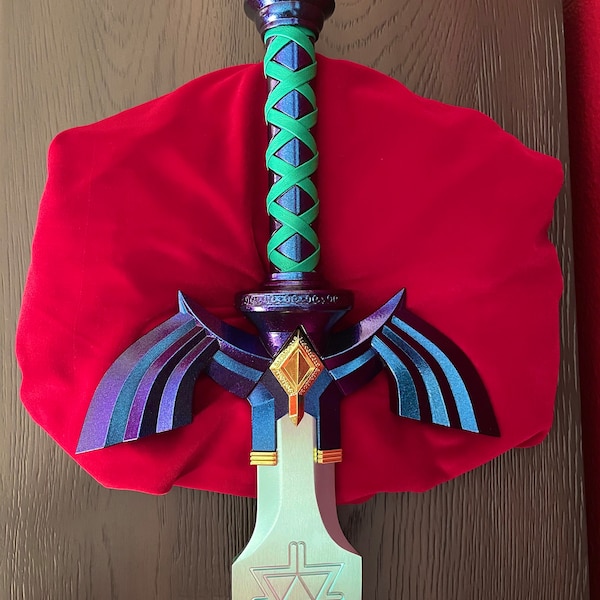 Zelda Master Sword V3 Life Size Metal Replica, Breath of the Wild ...