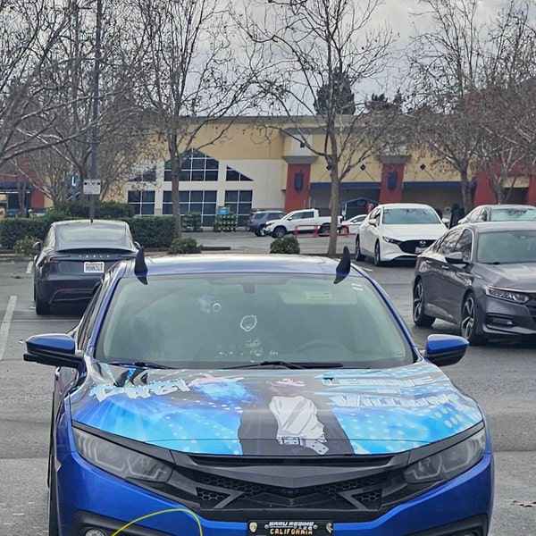 Crescent Moon Tsurikawa – JDM Drift Charm, Cute Car Handle, JDM ...