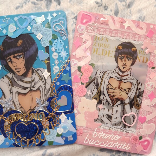 Custom Decorated Toploader Anime Vtuber Manga - Etsy