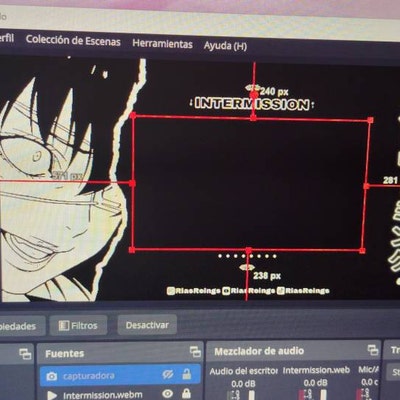 Animated Anime Mad Girl Streaming Pack Overlay Screen, Webcam Frame ...