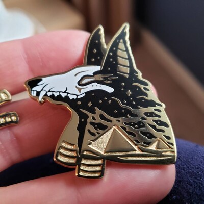 Anubis Enamel Pin Cosmic Pantheon Egypt, Egyptian Gods, Egyptian ...