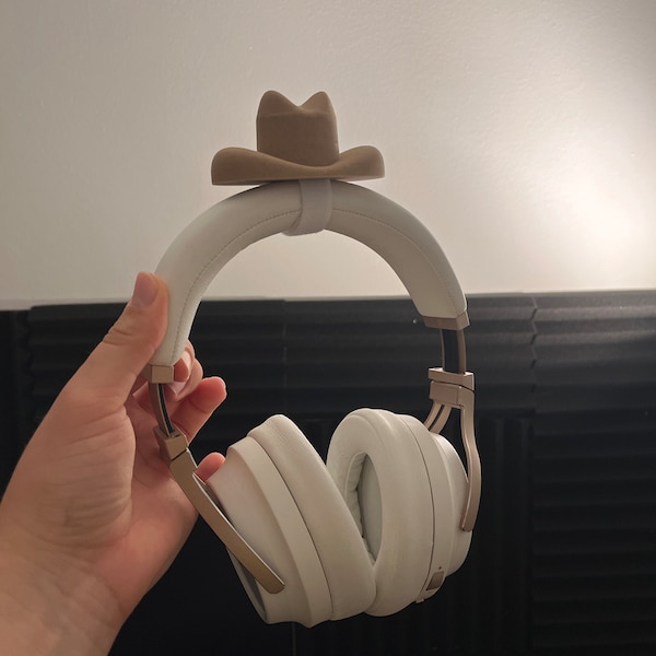 COWBOY HAT for Headsets and Headphones, Funny Gamer Accessories, Cute ...
