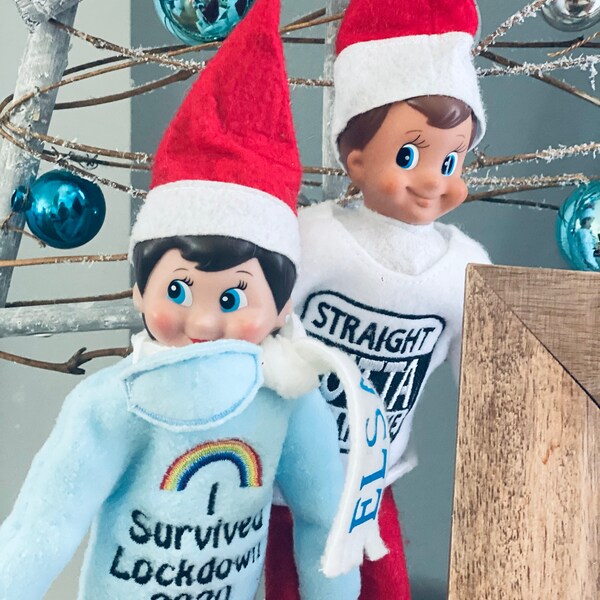 Christmas Elf Doll Jumpers. Lockdown 2020, Funny Jumpers, Quirky ...