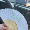 Personalised Paper Fans With Hand Lettering - Etsy