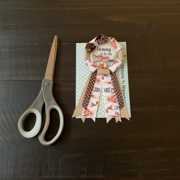 Mini Sized Woodland Mommy to Be Corsage, Woodland Mommy to Be Pin ...