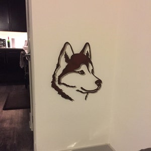 Siberian Husky Metal Wall Art Handmade Choose 17 or 23 Choose Your ...