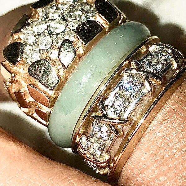 Crystal Ring With Silver Wire, Custom Dainty Crystal Wire Wrapped Rings ...