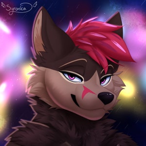 Canine Fursona Reference Sheet Template - Etsy