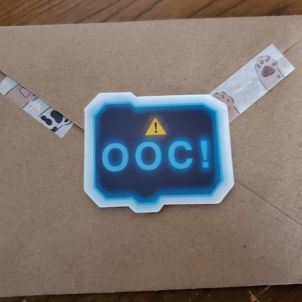 SVSSS MXTX OOC! Transparent Warning Sticker - Etsy