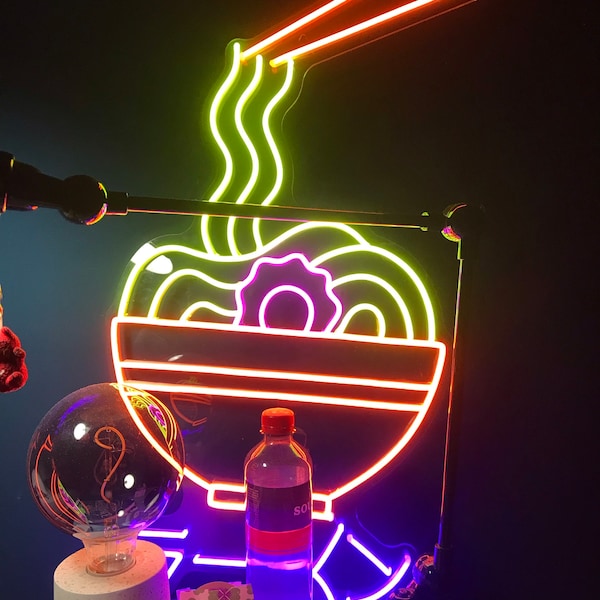 Neon Ramen Sign Ramen Neon Sign Ramen Bowl Neon Sign Japanese Neon Sign ...