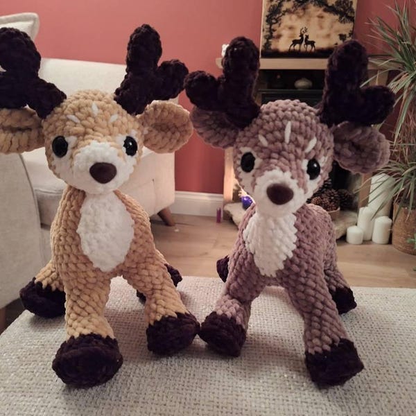 Crochet Pattern Realistic DEER / Crochet PATTERN PDF (english and ...