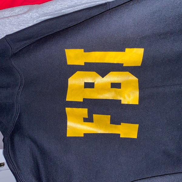 FBI Agent Hoodie - Field Agent Pullover - Realistic Pullover ...