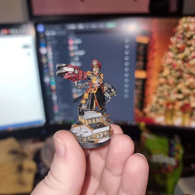 Commissar Yarrick Painted Base - Etsy