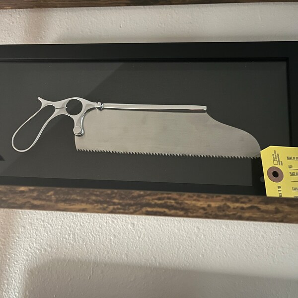 Amputation Bone Saw Shadowbox Display - Etsy