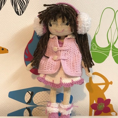Icelyn Winter Doll With Cape Crochet Pattern amigurumi Doll Pattern ...
