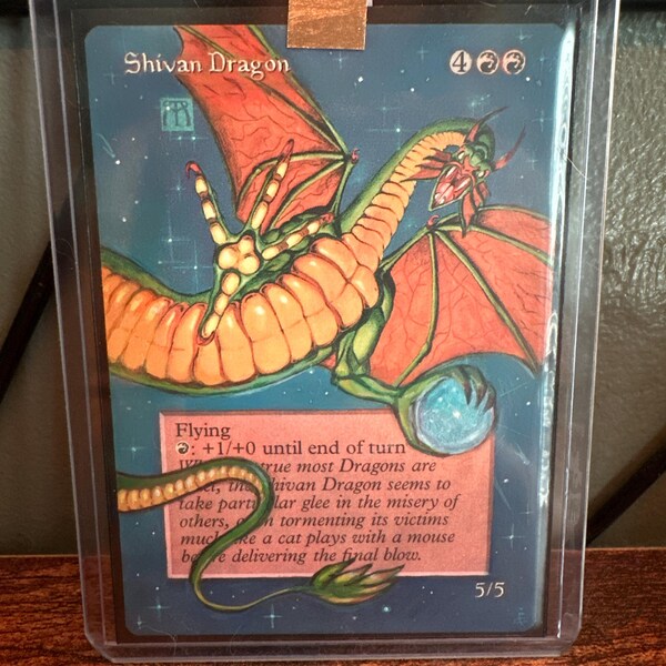 Zephyr Singer Magic the Gathering Hand Painted Alter - Etsy