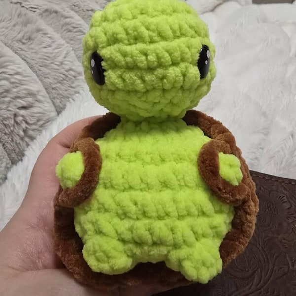 Trunk the Turtle No-sew Crochet Pattern Incl. Modifications for ...