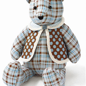 Simplicity A2115 Pattern Memory Bear Pattern Plush Sewing Pattern ...